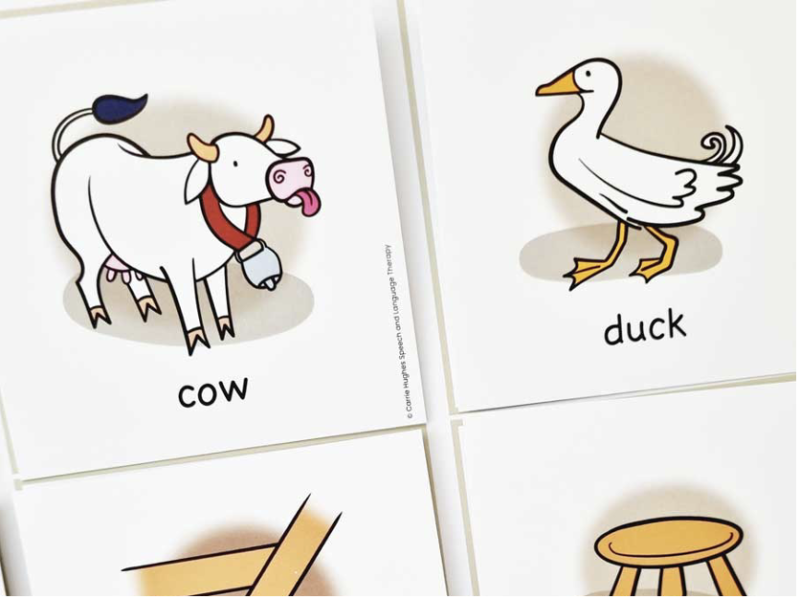 ** SOLD OUT ** SPOT THE MOUSE - COLOURFUL SEMANTICS SET - Carrie Hughes SLT