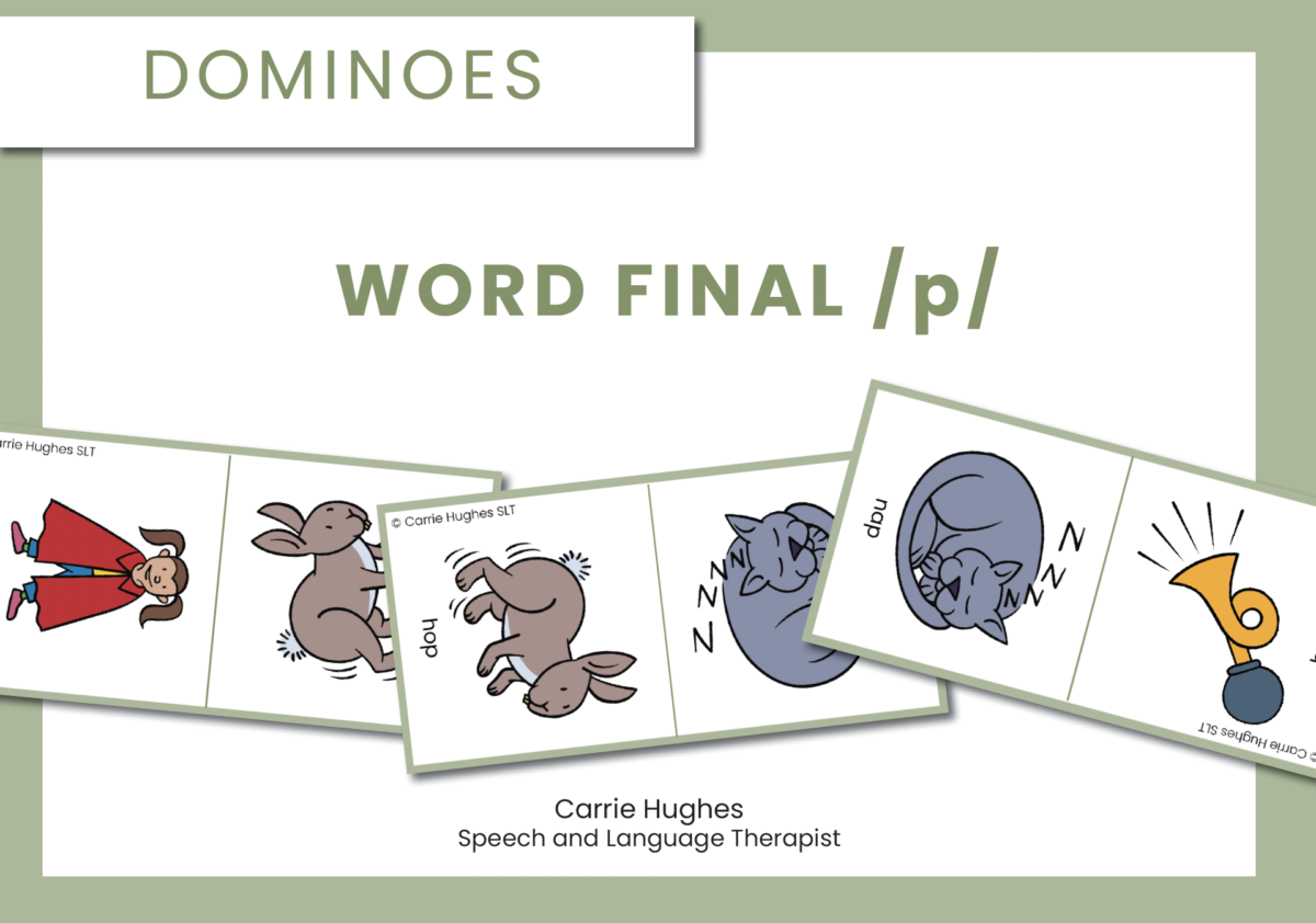 WORD FINAL /p/ DOMINOES - Carrie Hughes SLT