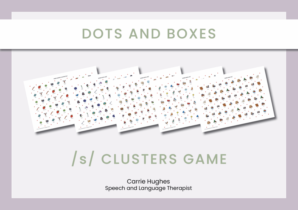 DOTS AND BOXES - /S/ CLUSTERS GAMES - Carrie Hughes SLT